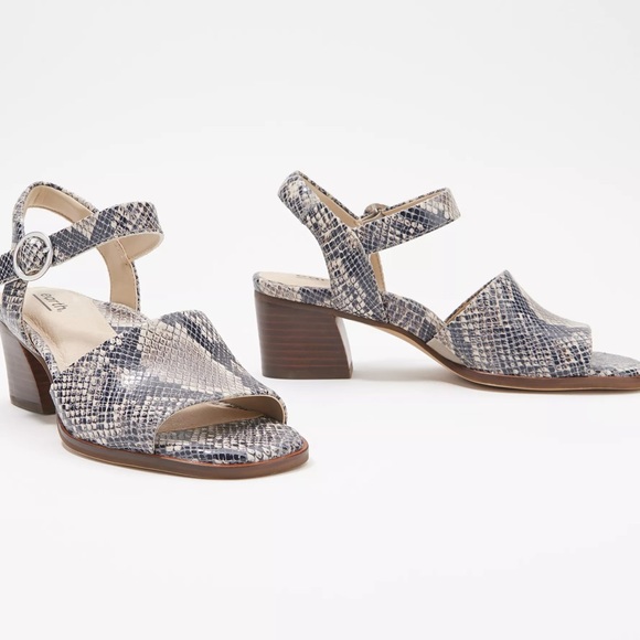 Earth | Shoes | Earth Leather Heeled Sandal Murano Haze | Poshmark